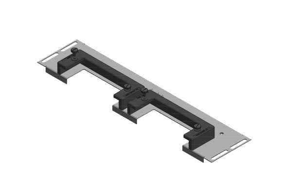 KDR-ESR gland plates with slide frames for Rittal TS 8, Rittal VX25 ...