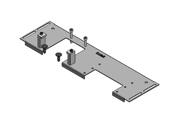 KDR-VX25 Enclosure gland plates for Rittal VX25 enclosures / IP54