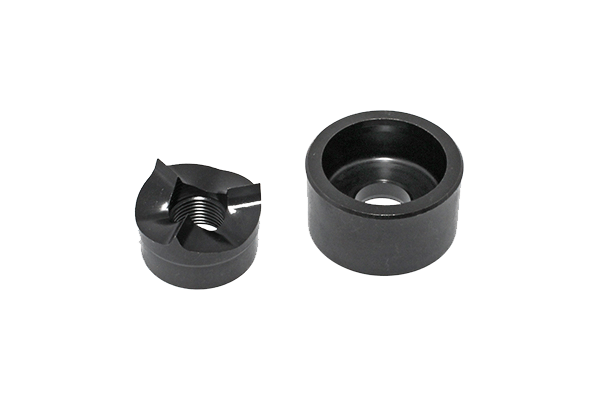 Round punches for cut-outs of cable glands and round cable entry plates