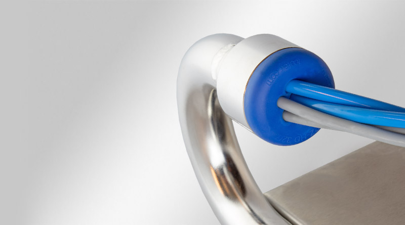 KEL-DPZ-HD hygienic multi-membrane cable entry plates, round, with ...