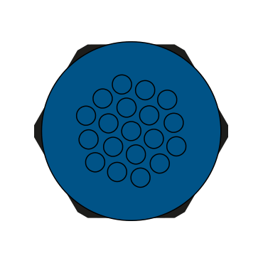 KEL-DPZ-HD hygienic multi-membrane cable entry plates, round, with ...